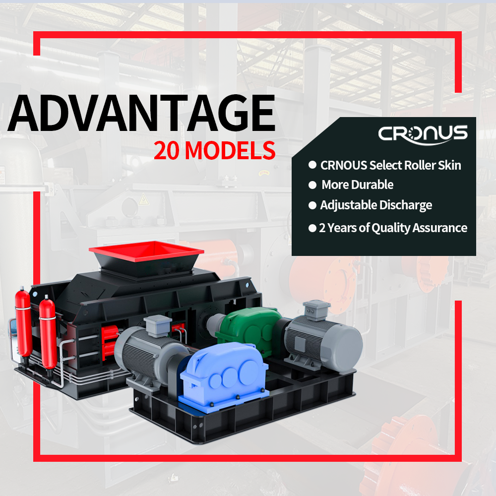 Double Rollers Crusher for Rive Stone Sand Making